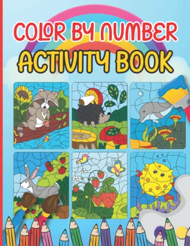 The Color By Number Activity Book: Over 100 Cute Coloring Activity ...