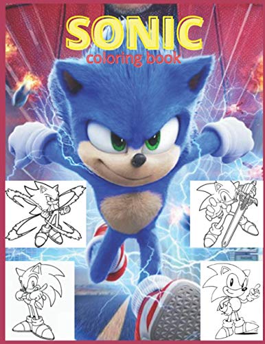 sonic coloring book: Super Sonic Coloring Book For Kids, Jumbo Coloring ...