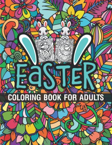 Easter Coloring Book for Adults: Easter Egg Coloring Book Volume 2 by ...