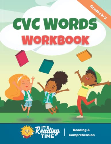 CVC Words Workbook: It's Reading Time Reading & Comprehension by It's ...