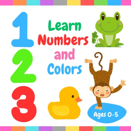Learn Numbers and Colors: Simple Early Learning book for Toddlers and ...