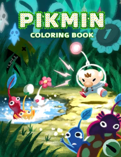 Pikmin Coloring Book: Creative Relaxation The Ultimate Books For Adults ...
