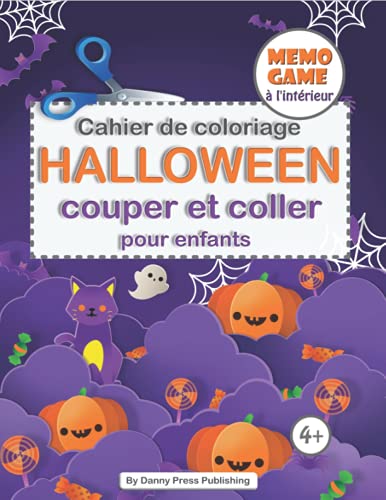 Cahier de coloriage Halloween couper et coller pour enfants | Memo Game ...
