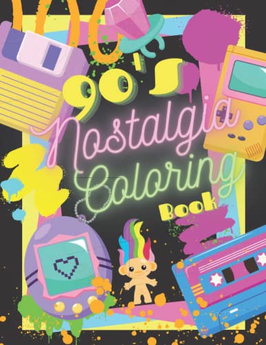 Nostalgia Coloring Book: 90's Cartoon Coloring Book for Kids by M&D Co ...