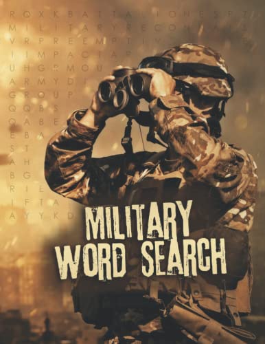 Military Word Search: Large Print Word find puzzles about Army ...