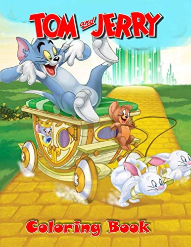 Tom and Jerry Coloring Book: Coloring Books For Kids and Adult,Coloring ...
