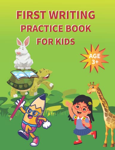 FIRST WRITING PRACTICE BOOK FOR KIDS:: Tracing Letter both uppercase ...