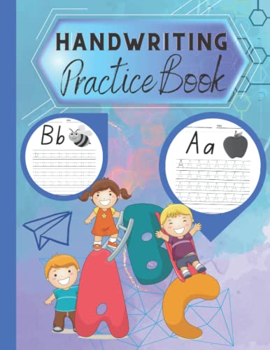 Handwriting Practice Book For Kids: Activity Workbook To Learn, Tracing ...