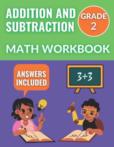 Math Workbook Grade 2 Addition and Subtraction Exercises with Answers ...