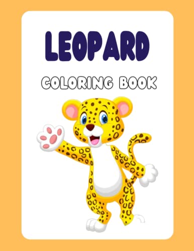 Leopard Coloring Book: Coloring pages For Adults And Kids Relaxation ...