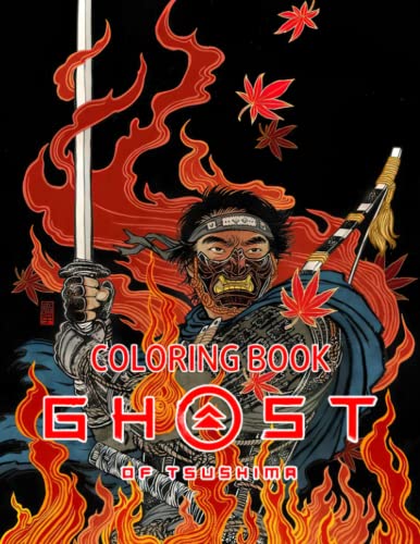 Ghost Coloring Book: Exploring Creativity Of Color Wonder Tsushima ...