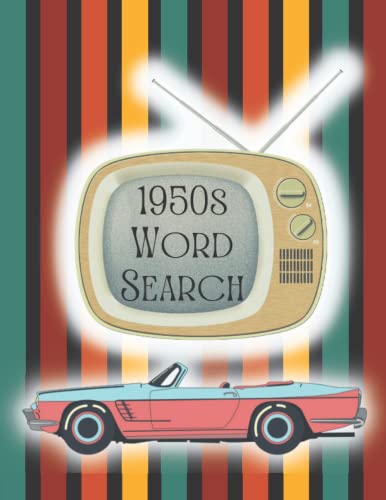1950s Word Search: Puzzle Book for Adults and Seniors: 101 Word Puzzles ...