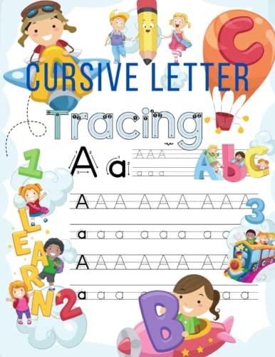 Cursive Letter Tracing: Letters and Words - Beginning Cursive Writing ...