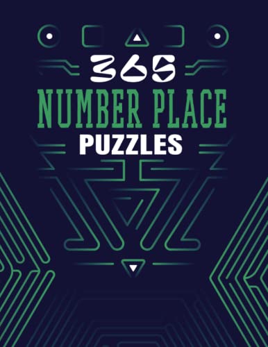 365 Number Place Puzzles: Adult Activity Book Games Puzzles Large Print ...