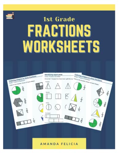 1st Grade Fractions Worksheets: fractions and decimals math for grade 1 ...