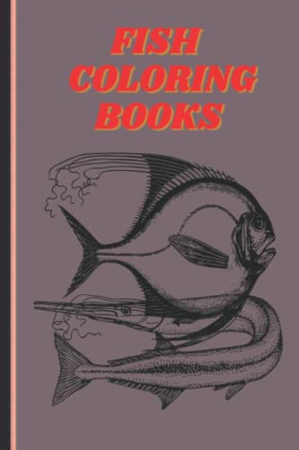 FISH COLORING BOOKS FOR KIDS 100 PAGES: KIDS INTERTAINMENT BOOKS by Red ...