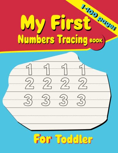 My first Numbers tracing book for toddler: Toddler preschool math ...