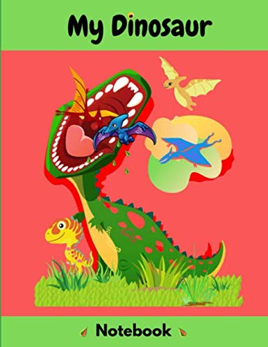 My dinosaur Notebook: Dinosaur journal | Draw and writing notes for ...