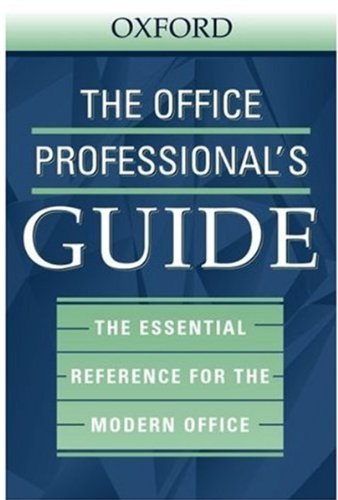 The Office Professional's Guide by Us Dictionaries Group | Goodreads