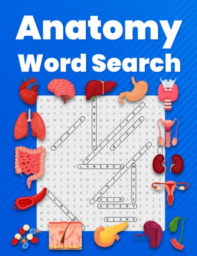 Anatomy Word Search: A Fun and Challenging Puzzle Book for Anatomy ...