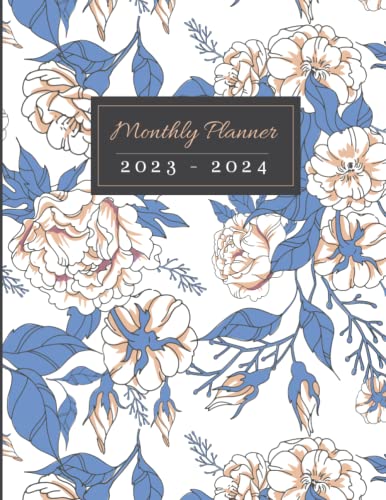 2023-2024 Monthly Planner: 2 Year Monthly Planner Calendar Agenda ...