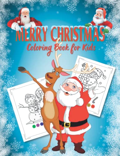 Merry Christmas Coloring Book for Kids by Adela Graphic Art Studio ...