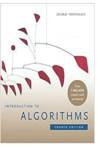 Introduction: to Algorithms, fourth edition by Doris Newman | Goodreads