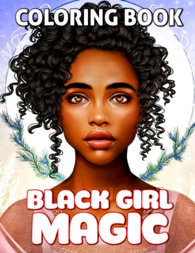 Black Coloring Book: A Unique Everything Girl Simple Magic Colouring ...