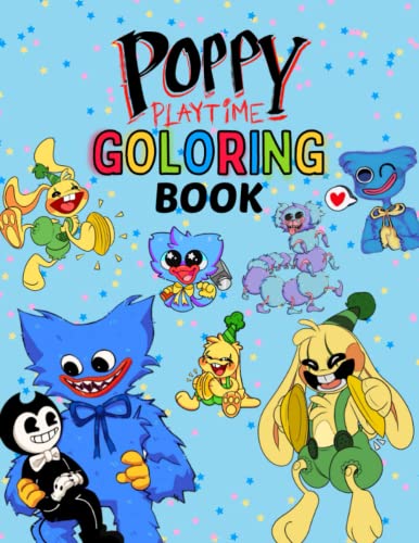 Poppy Playtime Coloring Book: +30 A Stunning Coloring Book To Relax And ...