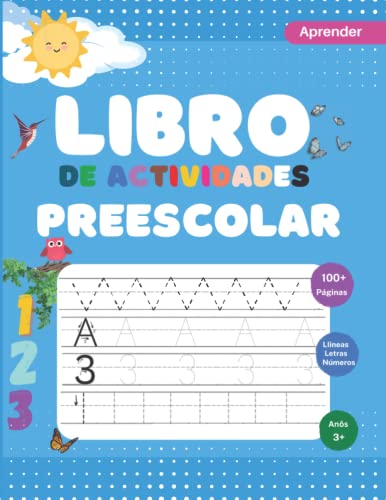 Libro de actividades preescolar: Libro de actividades para niños +3 ...