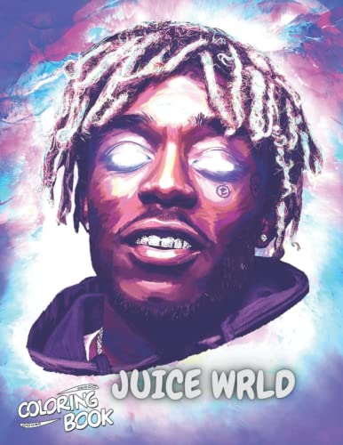 Juịce Wrld Coloring Book: Premium Illustration Pages to Color for Kids ...