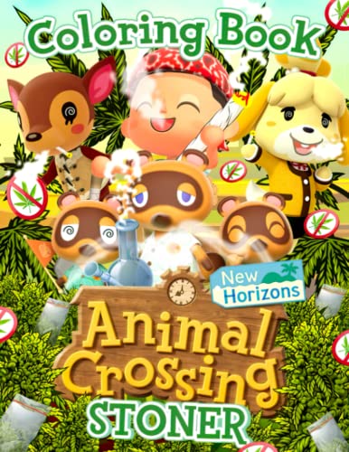 Animal Stoner Coloring Book: Giving You Incredible Crossing Pot Pothead ...