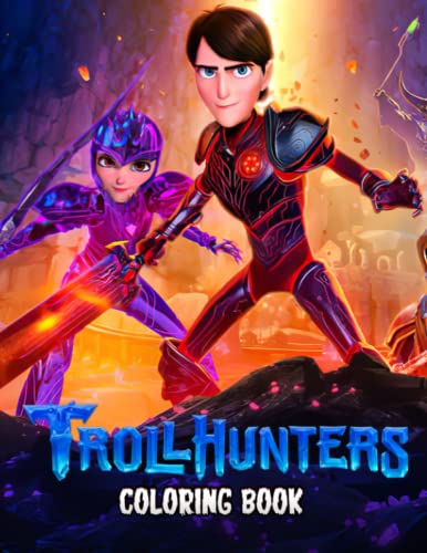 Trollhunters Coloring Book: Unofficial Everything Stress Relief ...