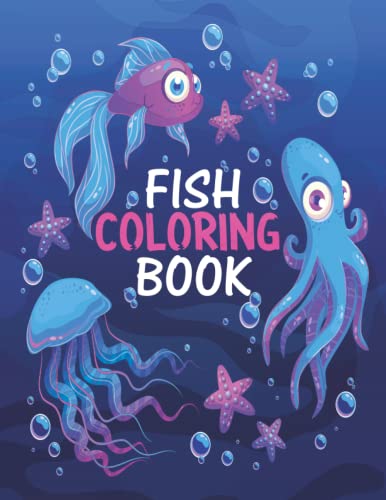 Fish Coloring Book for Child | A Collection of Fun and Cute Fish ...