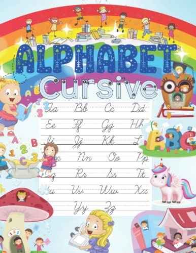 Cursive Handwriting Workbook For Kids Ages 8-12: Joining Letter Tracing ...