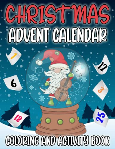 Christmas Advent Calendar Activity Book For Kids: Advent Calendar ...