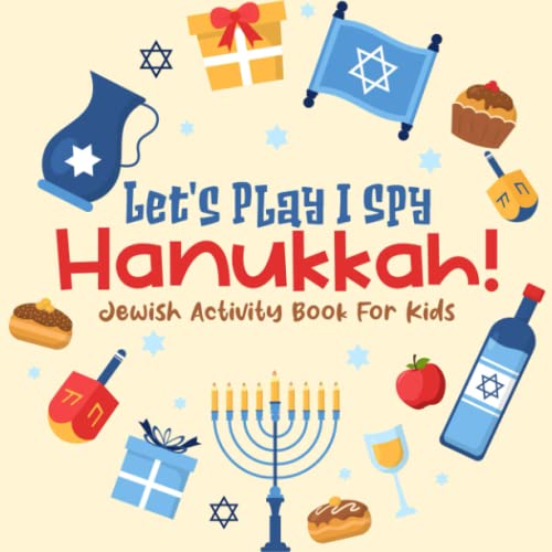 Let's Play I Spy Hanukkah! Jewish Activity Book For Kids: Jewish ...