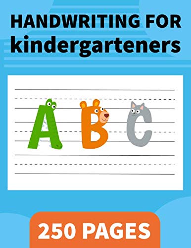 Handwriting For Kindergarteners: Handwriting Practice Books for ...