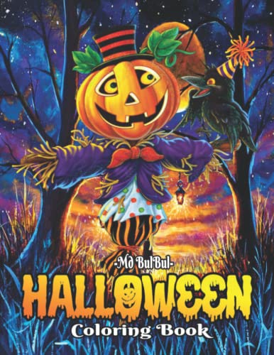 Halloween Coloring Book: Coloring Bok For Halloween Fastivals Featuring ...