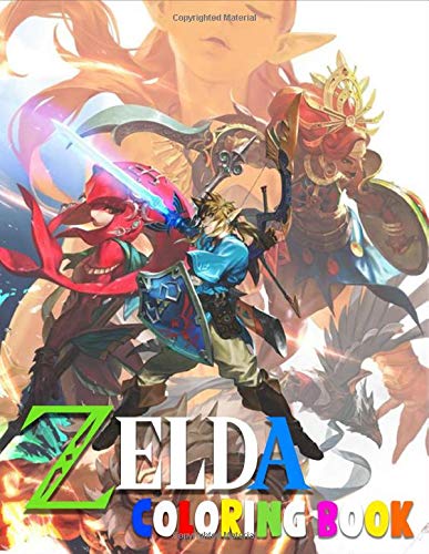 Zelda Coloring Book: A Big Coloring Book For Older Girls, Boys ...