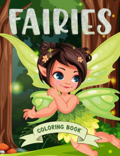 Fairies Coloring Book: Magical Fairy Coloring Book for Kids Ages 4-8 ...
