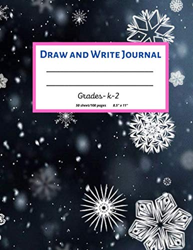 Draw and Write Journal: Grades K-2: Primary Composition notebook, Half ...