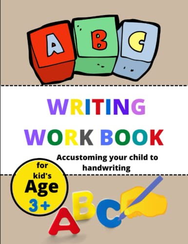 preschool workbook: writing workbook writing work book 1st grade ...