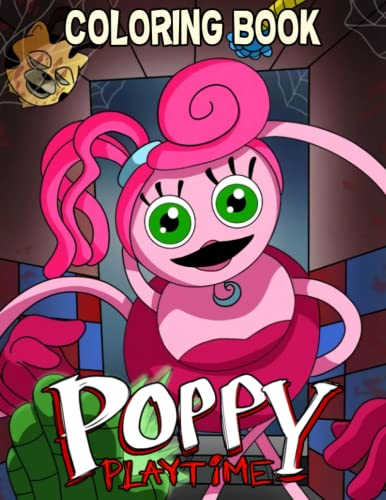 Poppy Playtime Coloring Book: 100+ Amazing Poppy Playtime Coloring ...