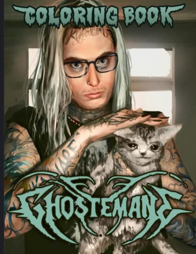 Ghostemane Coloring Book: Amazing Be Happy Books For Kid And Adult Color To Relax by Okumura ...