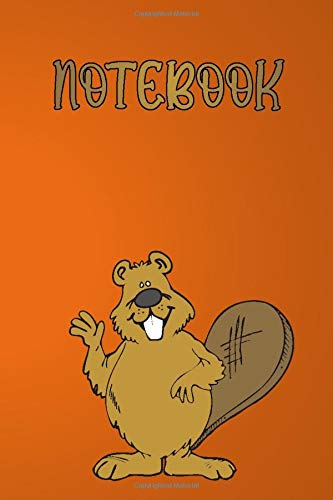 NOTEBOOK: Funny Beaver in Orange Cover| Elegant, Beautiful Writing ...
