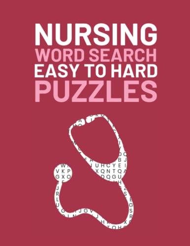 Nursing Word Search: Easy To Hard Word Find Puzzles For Nurse by ...
