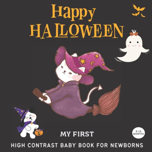 My First High Contrast Baby Book for Newborns 0-12 Months: Happy ...