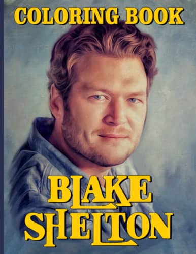 Blake Coloring Book: Funny Amazing Shelton Relaxing 8.5" X 11" Books ...