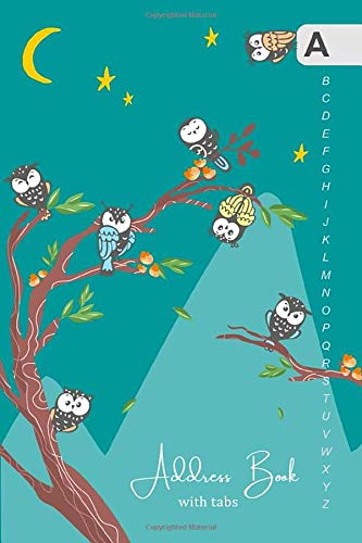 Address Book with Tabs: 4x6 Mini Contact Notebook with Alphabetical ...